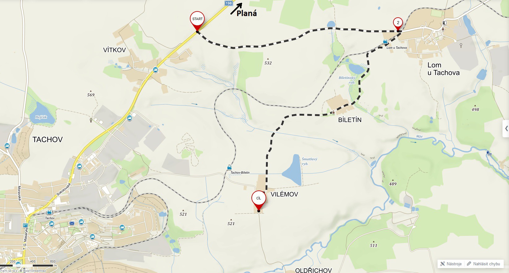 JK Tachov - Vilémov - Kontakt